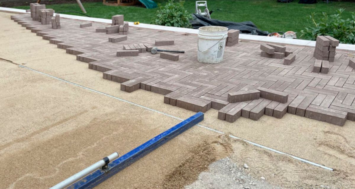 Wilmette Design Build Hardscape Renovation with Unilock Pavers, Custom ...